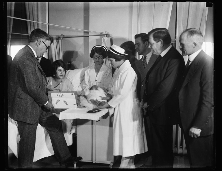 Hospital Nurseries & Newborn IDs in 1930s | Baby History Shorts – The ...