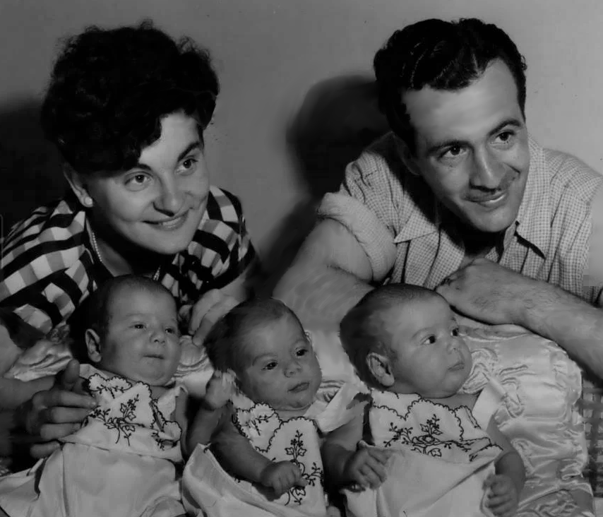 The Poulos Triplets 1946 | Baby History – The Baby Historian